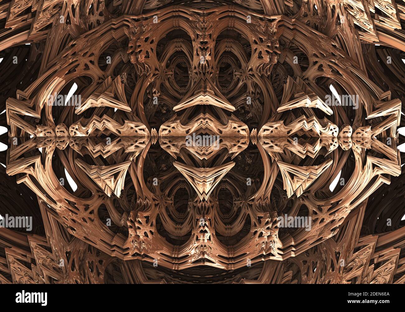 Unique 3d wooden pattern. 3d illustration Stock Photo - Alamy