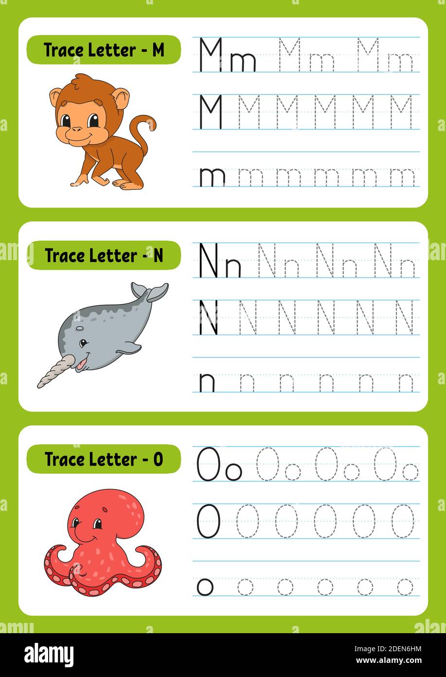 Letter M Writing Pages