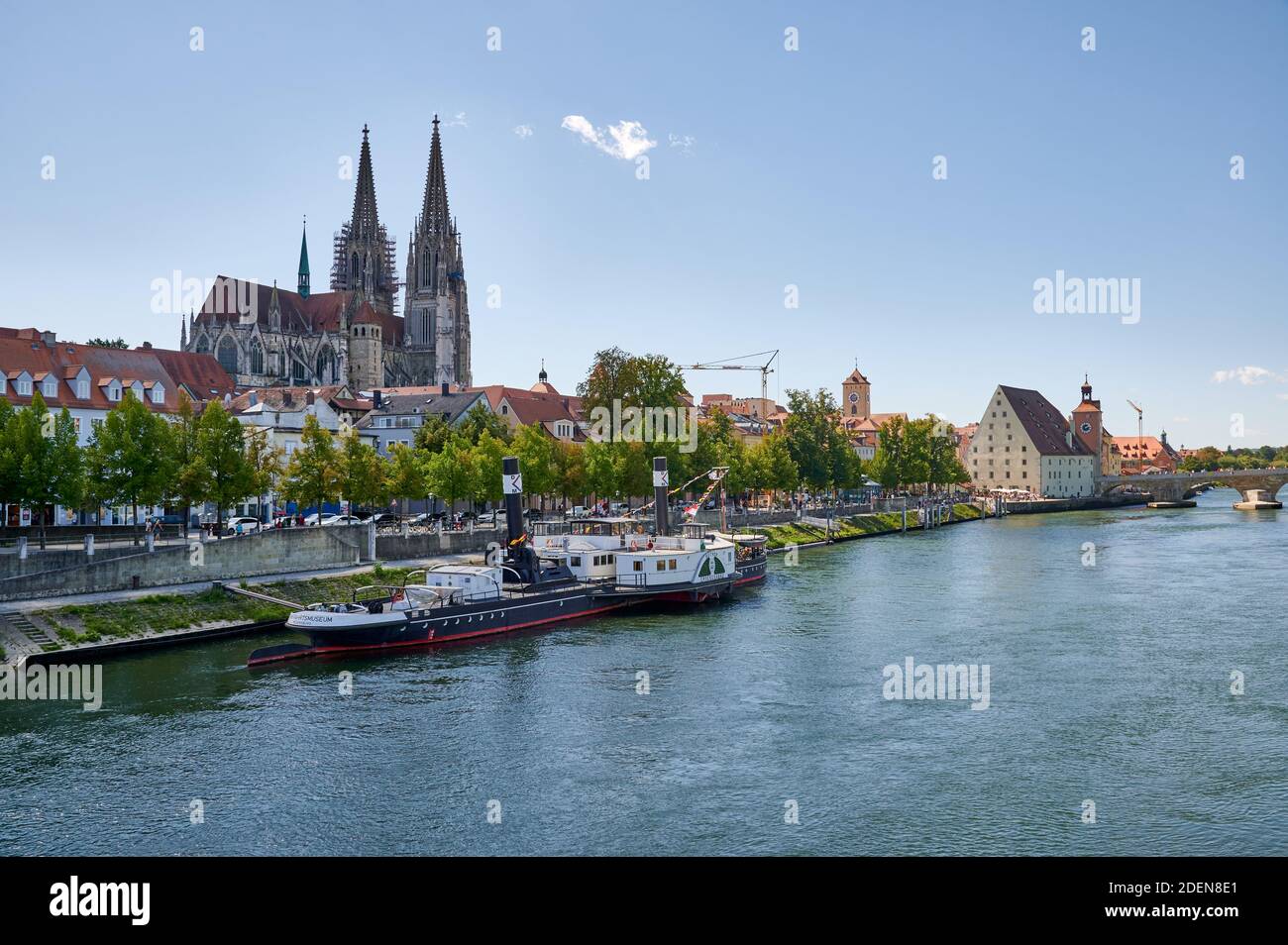 The St. Peter Cathedral with the RUTHOF / ÉRSEKCSANÁD Ship Museum on ...