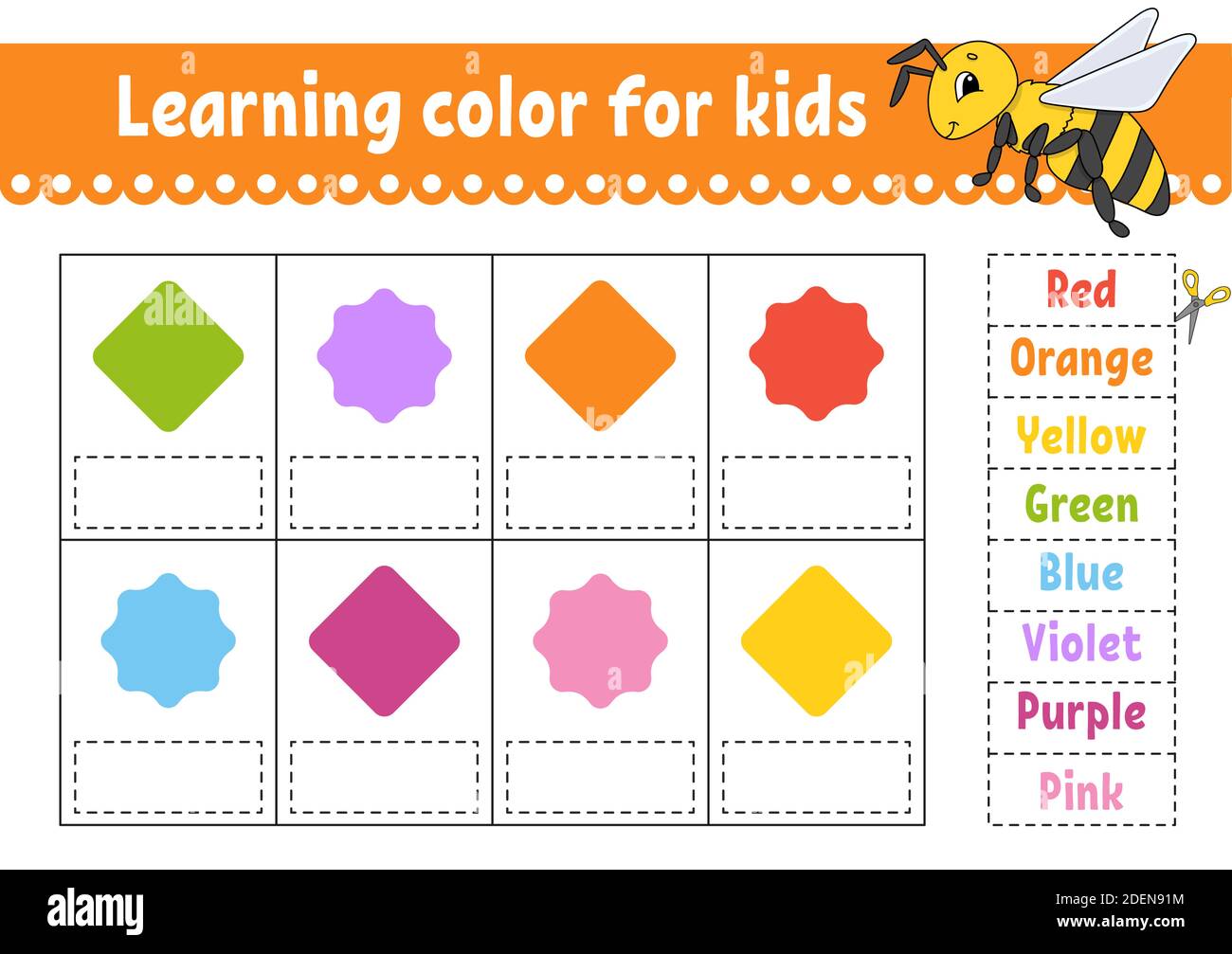 Basic Color Chart For Kids