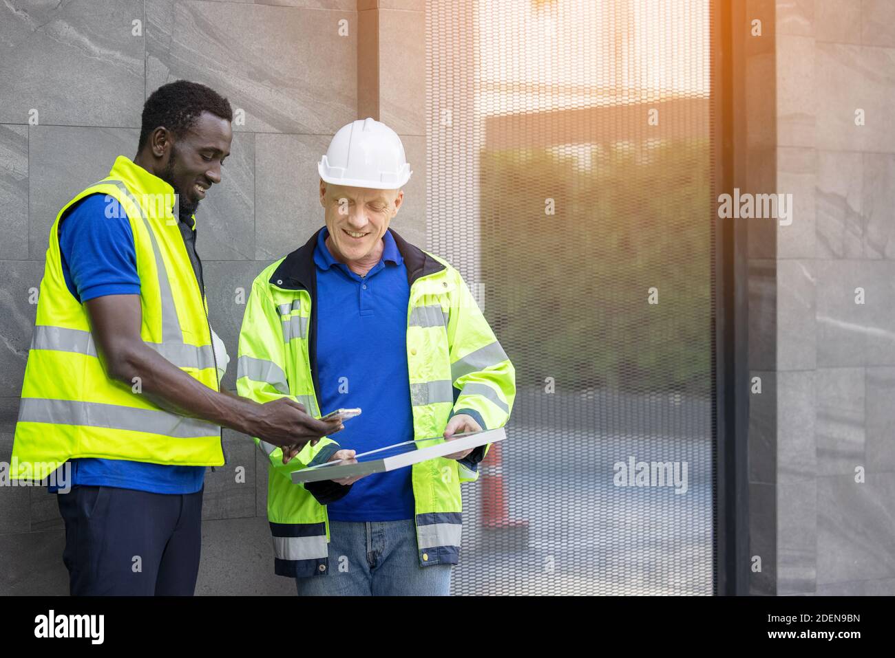 Team Meeting of Renewable Energy Engineers Working on an Innovative ...