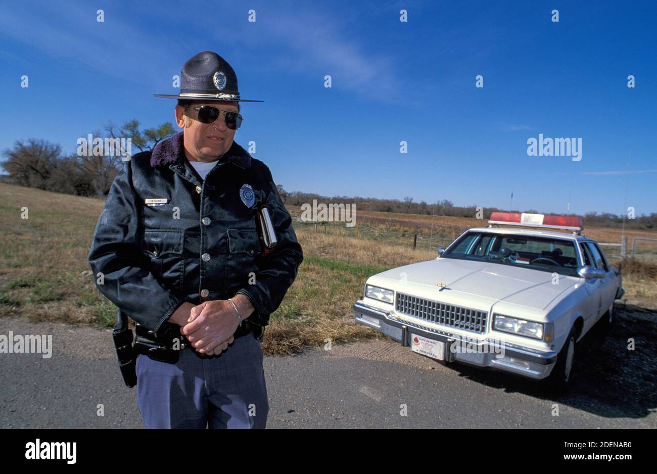 USA, Great Plains, Western, Nebraska,state trooper Stock Photo - Alamy