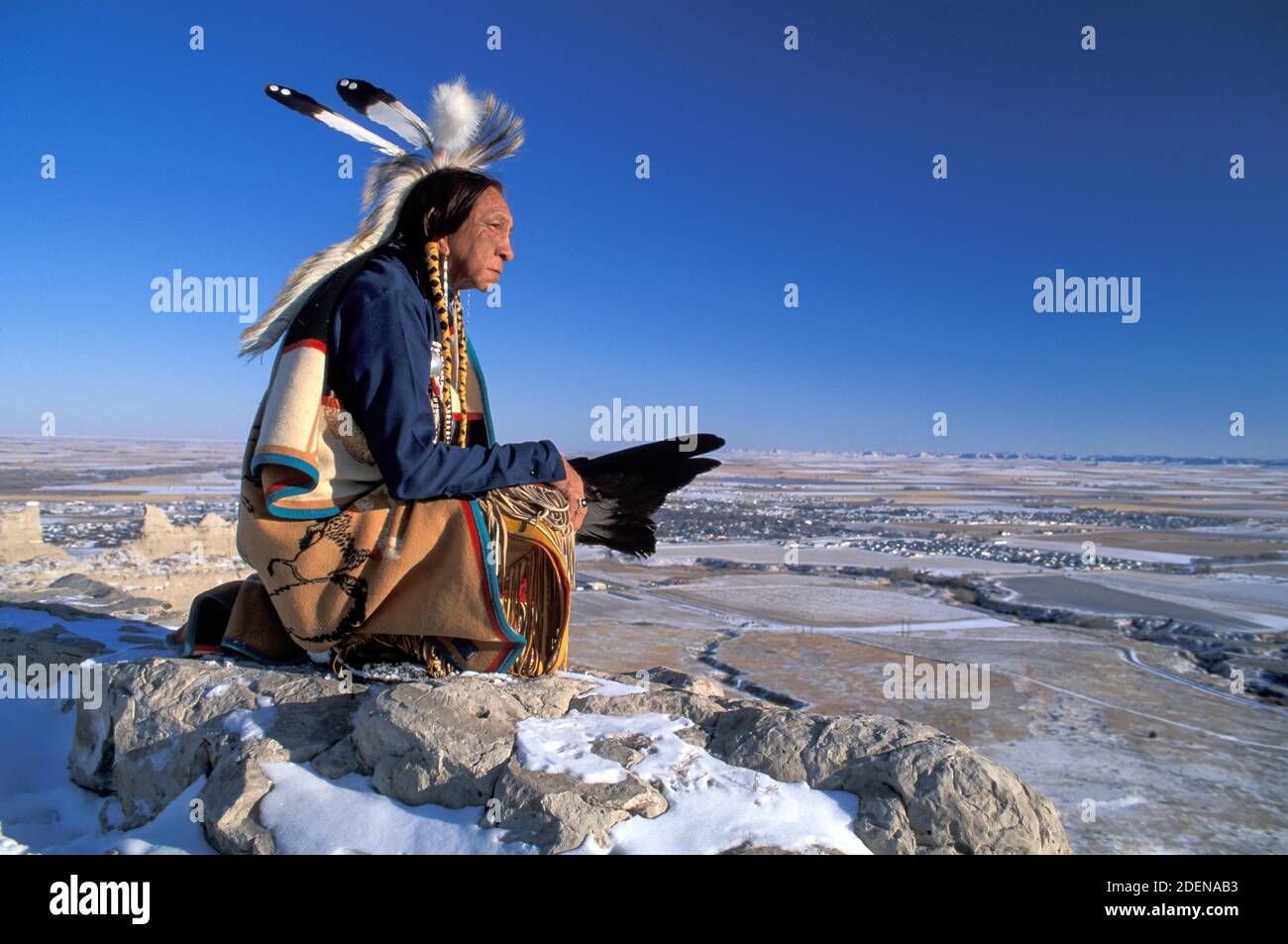 USA, Great Plains, Western, Nebraska, Scotts Bluff, National Monument ...