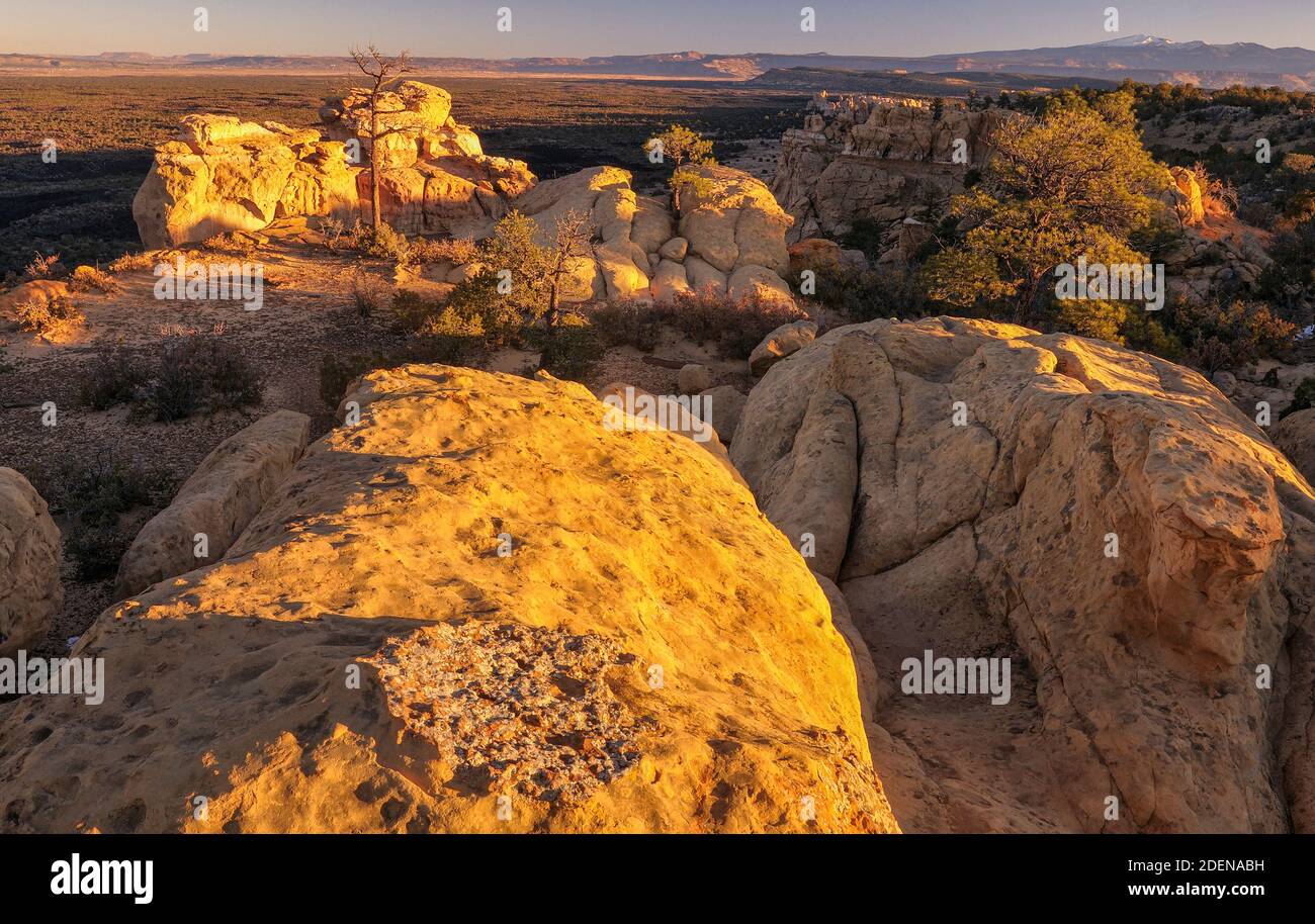USA, Southwest, New Mexico, El Malpais, National Monument Stock Photo ...