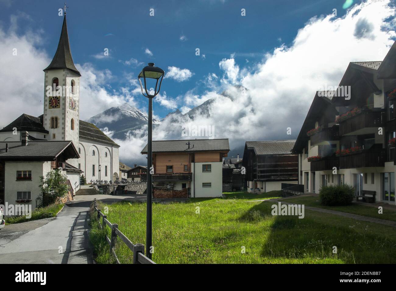 Kippel im Lötschental Stock Photo - Alamy