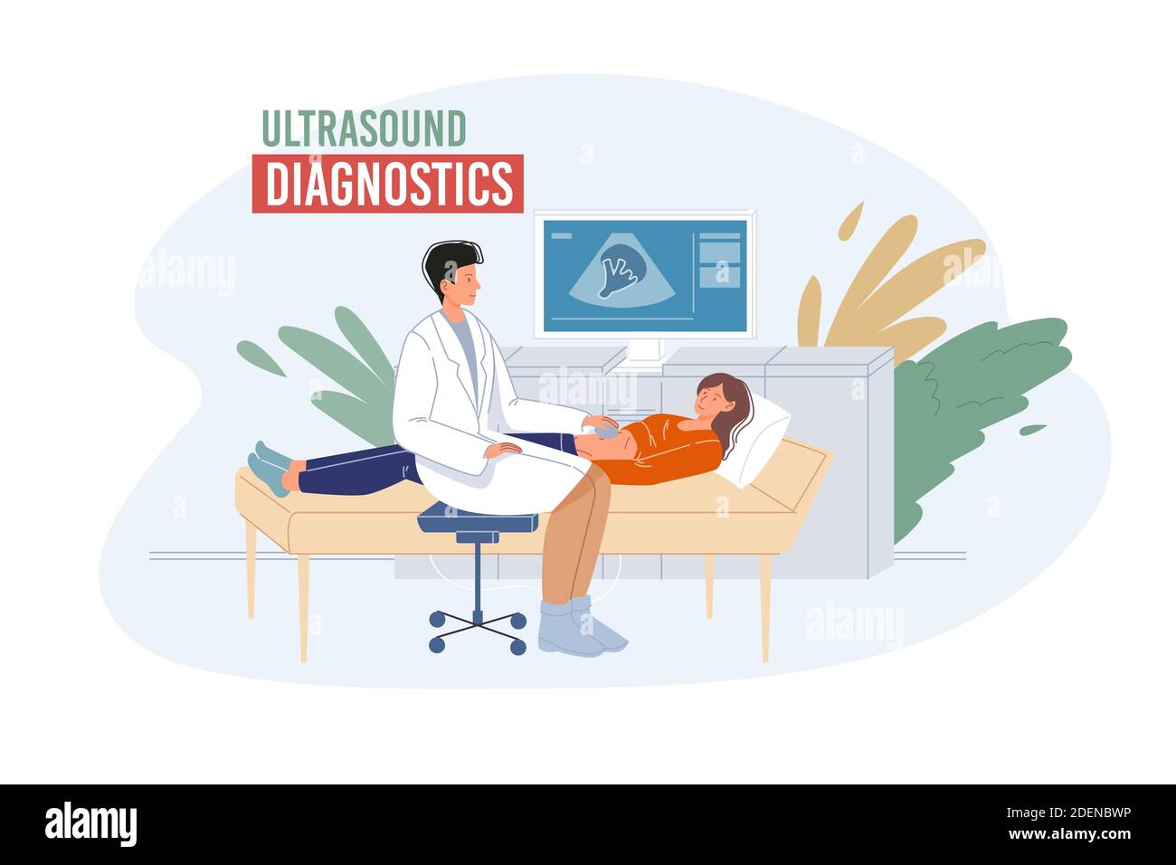 Flat cartoon doctor character vector illustration concept Stock Vector ...