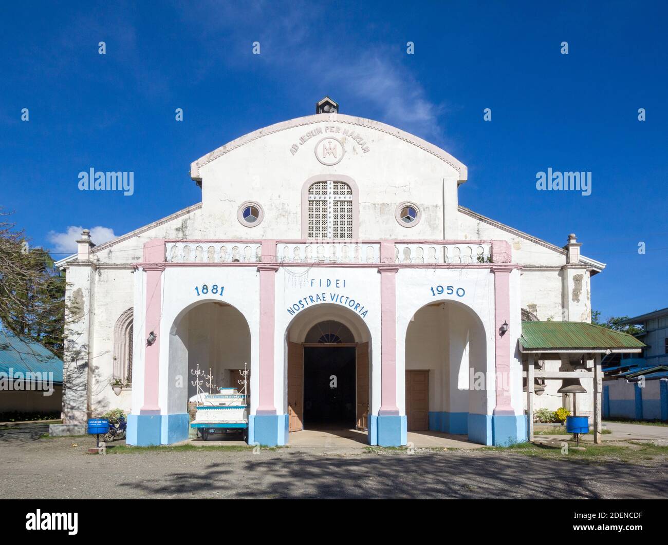 Facade of Guindulman Church in Bohol, Philippines Stock Photo - Alamy