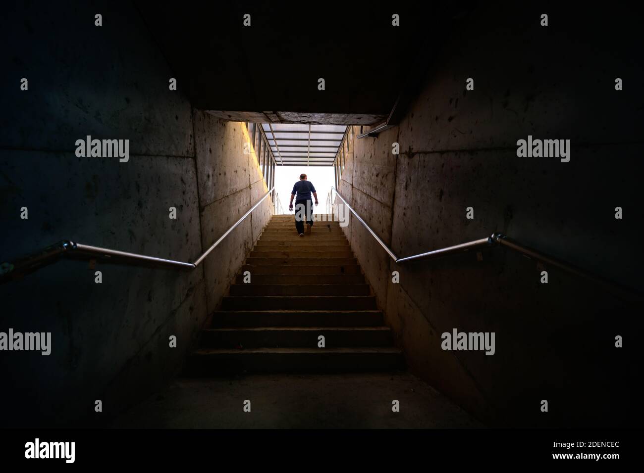 Death walking towards the light hi-res stock photography and images - Alamy