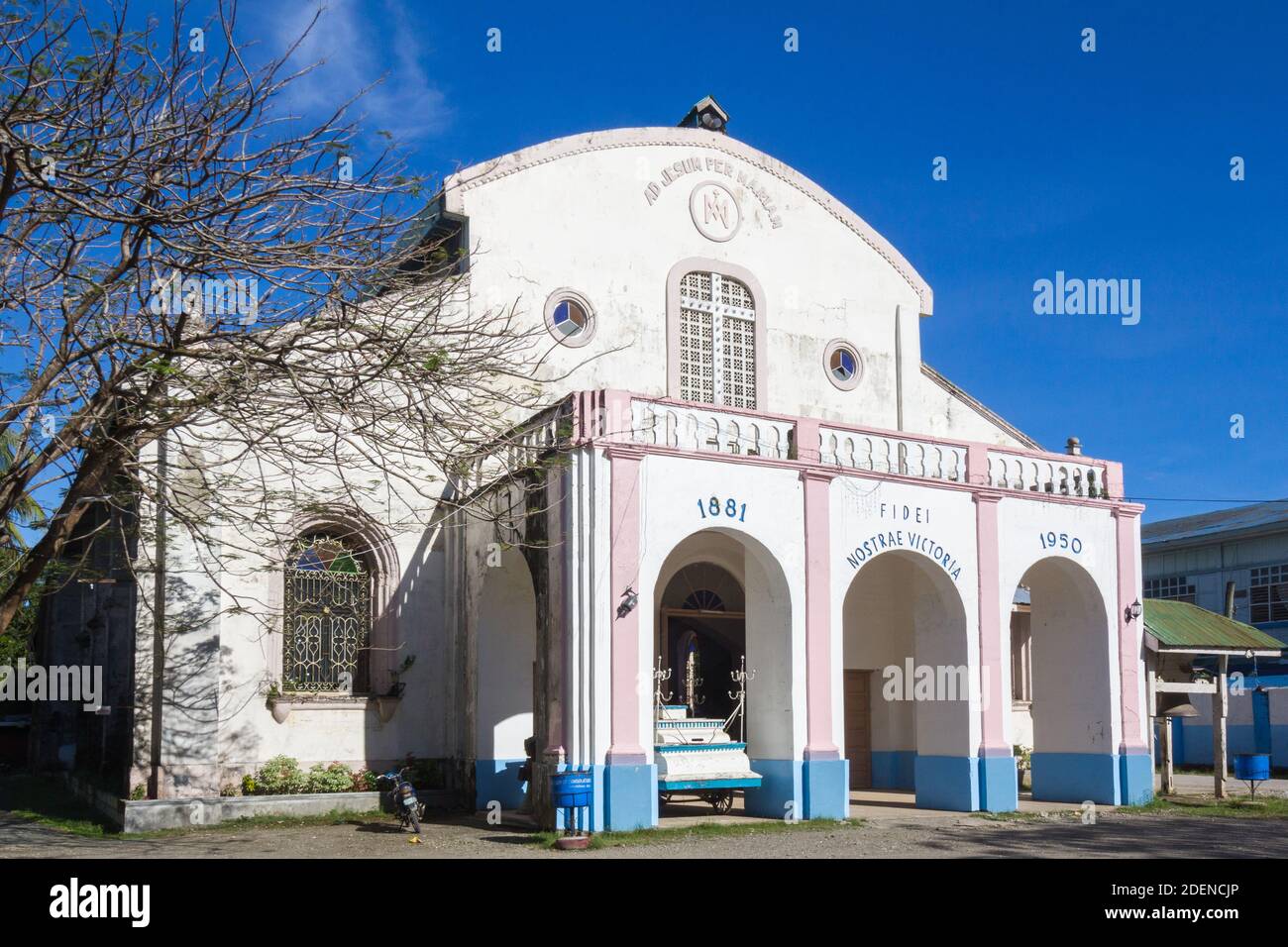 Facade of Guindulman Church in Bohol, Philippines Stock Photo - Alamy