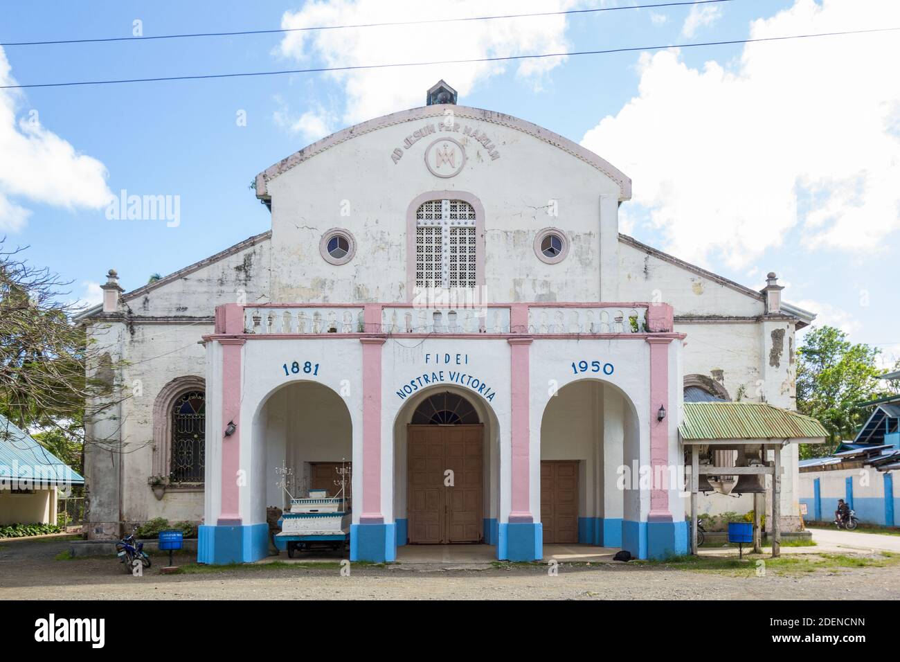 Facade of Guindulman Church in Bohol, Philippines Stock Photo - Alamy