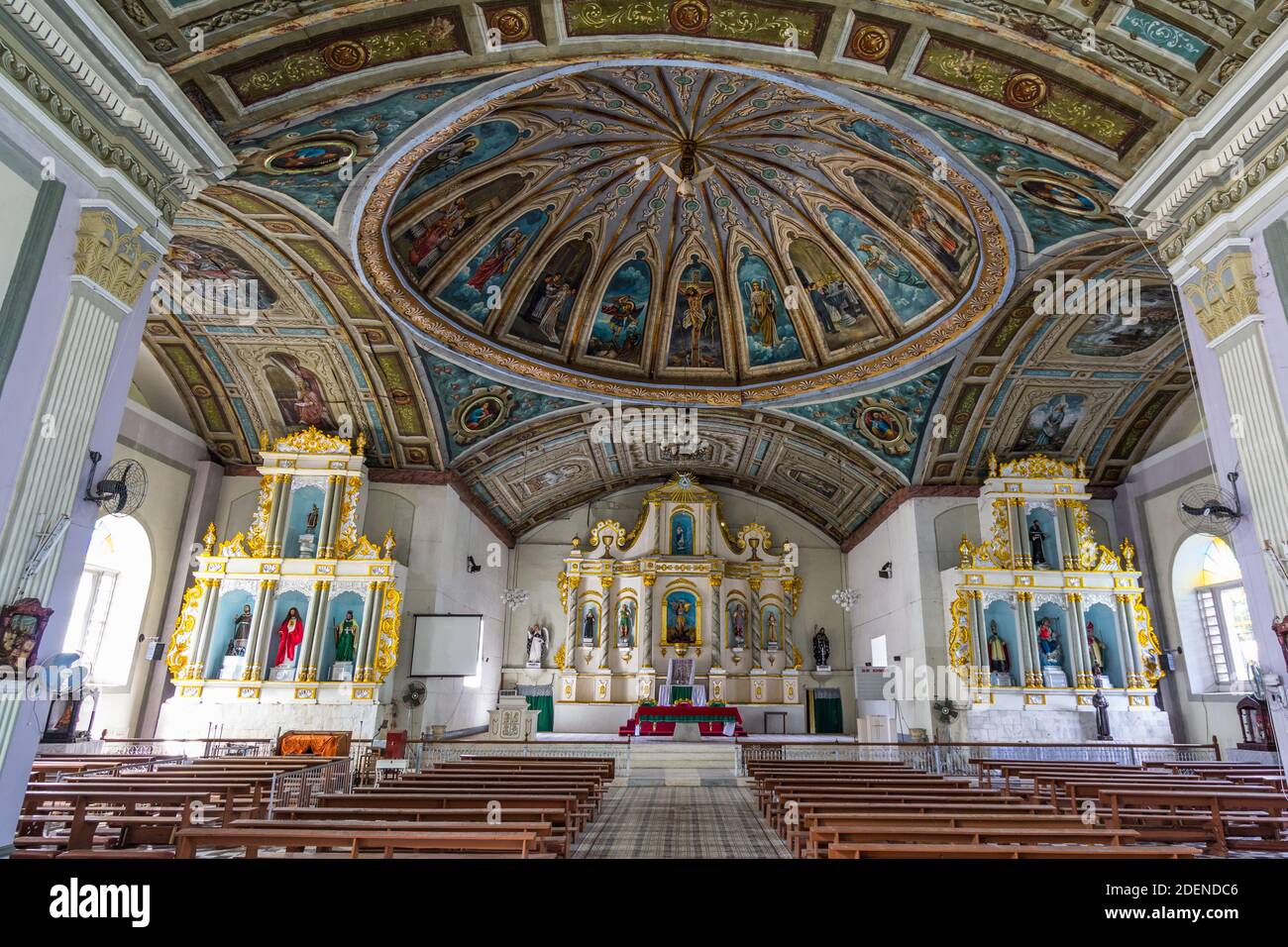 The heritage church in Jagna, Bohol, Philippines Stock Photo - Alamy