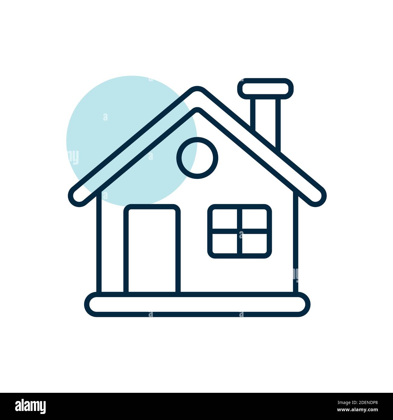 Detailed winter house vector icon. Winter sign. Graph symbol for travel ...
