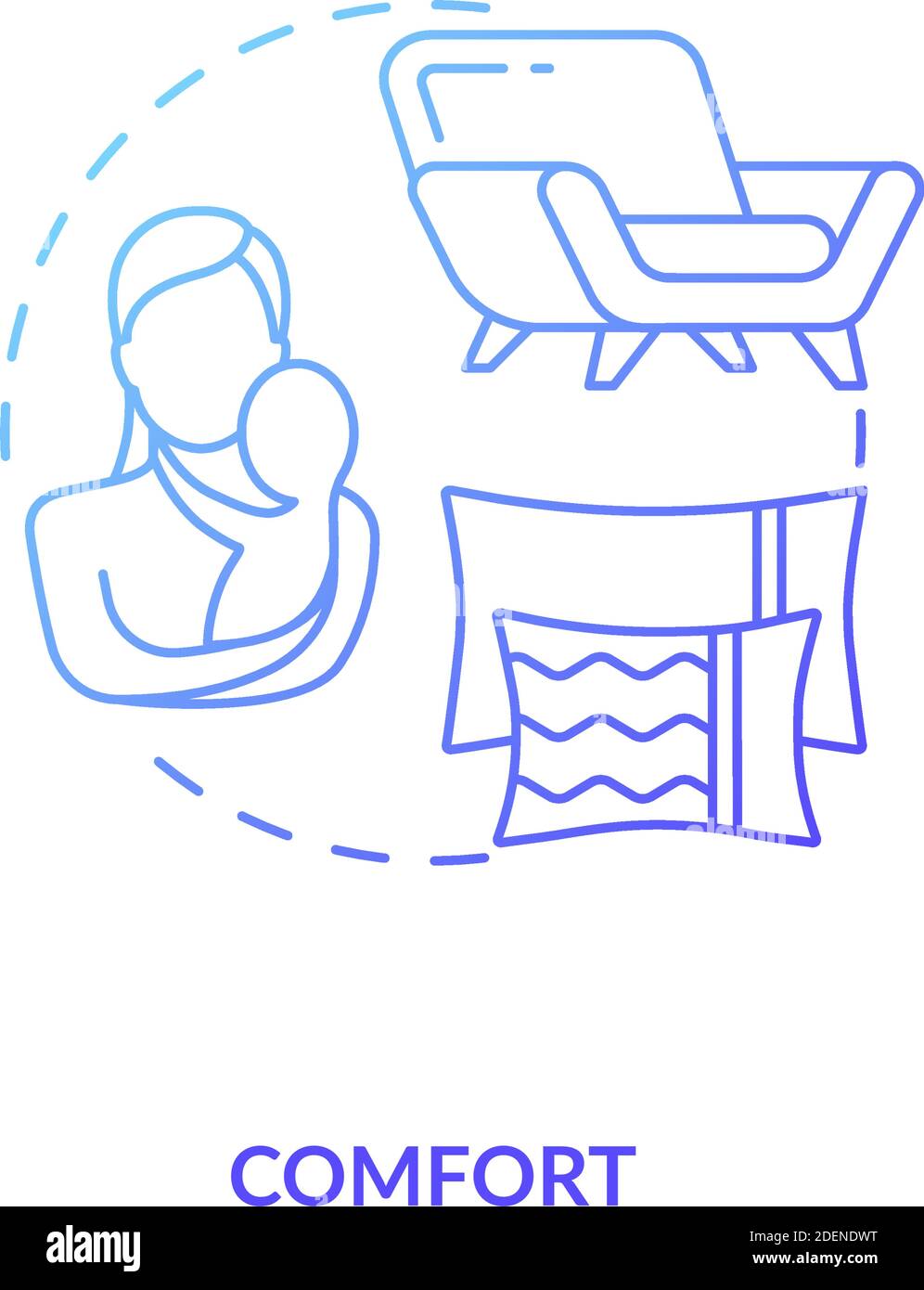 Comfort concept icon Stock Vector Image & Art - Alamy