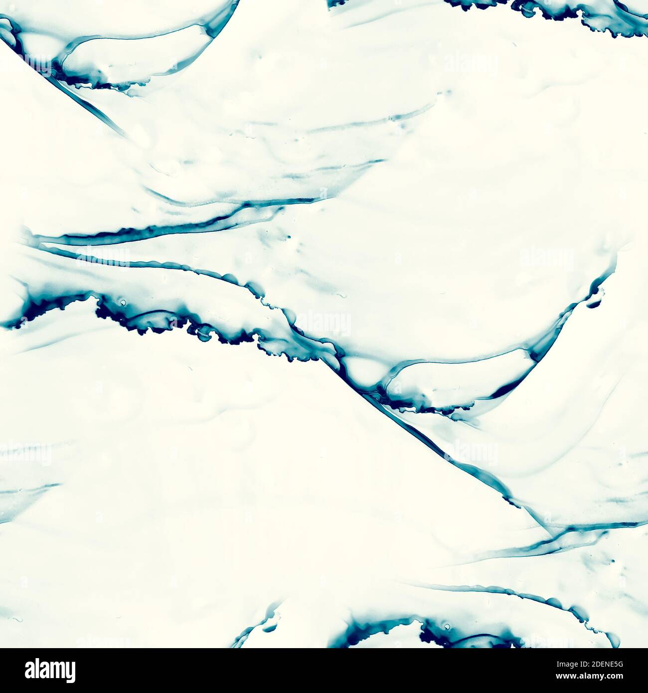 Alcohol blue ink seamless background. Trendy wallpaper. Banner for ...