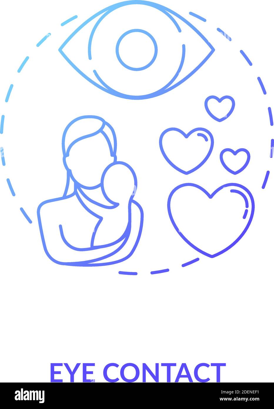 Female eye contact Stock Vector Images - Alamy