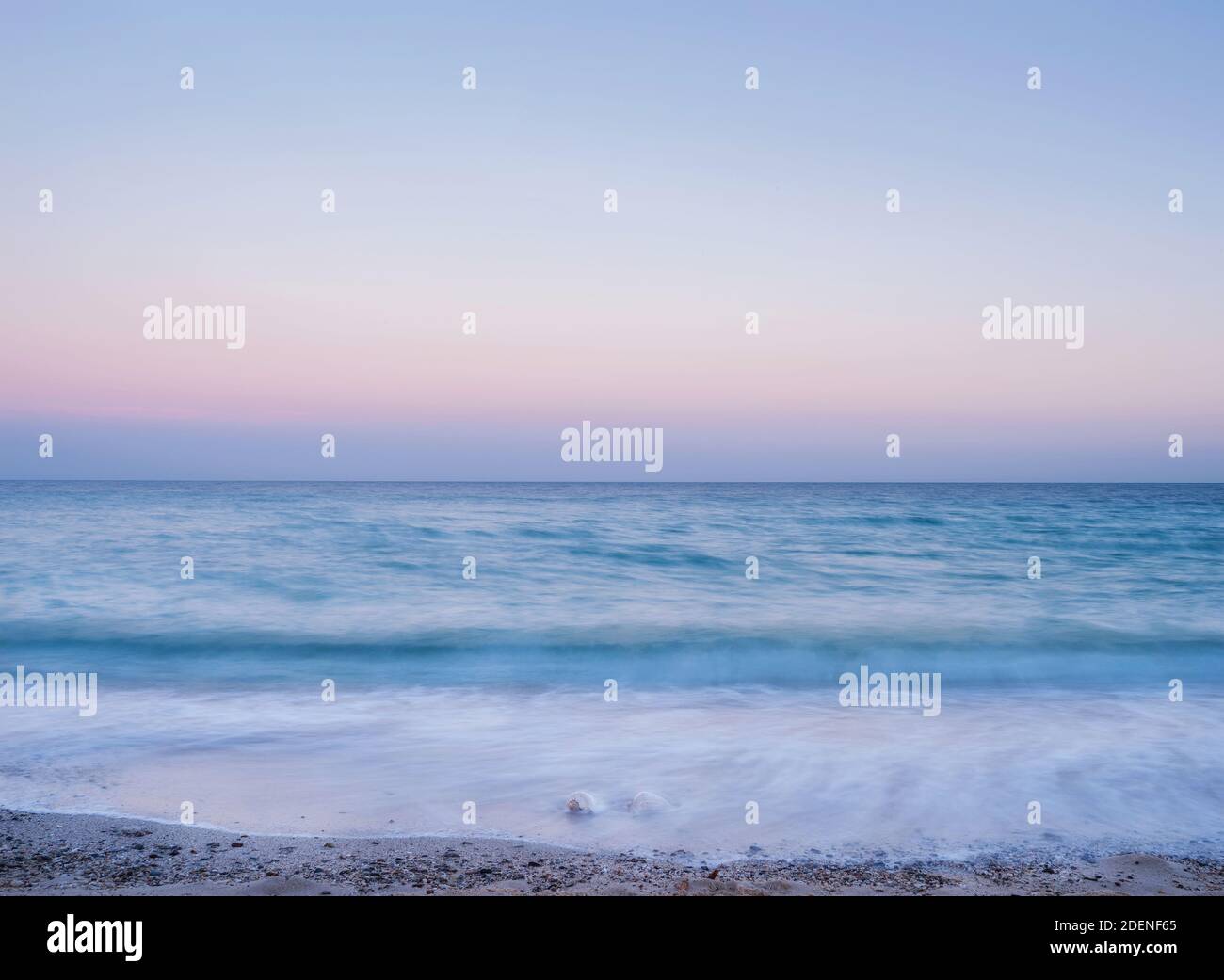 sunrise with shell on the beach a symbolic nature art design and ...