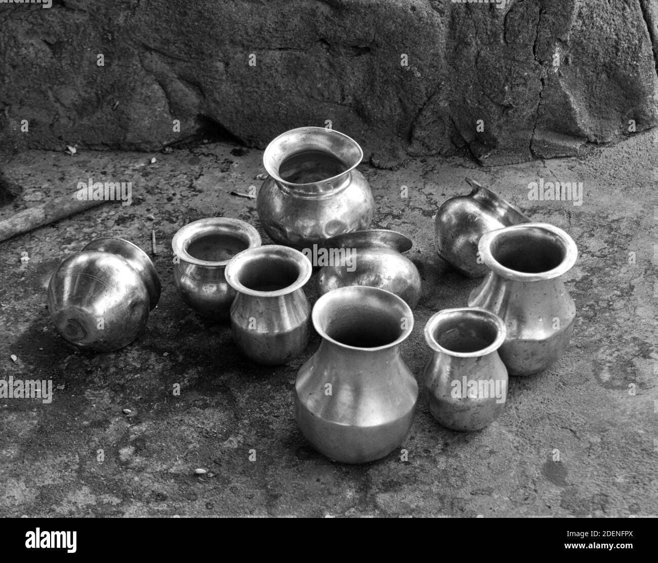 Metal vessels Black and White Stock Photos & Images - Alamy