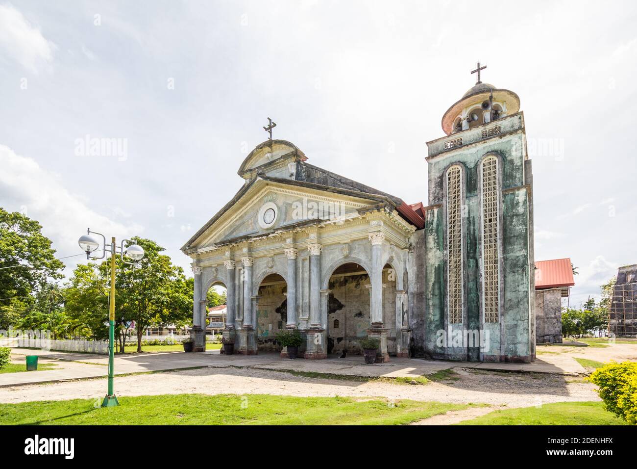Facade of Panglao Church in Bohol, Philippines Stock Photo - Alamy