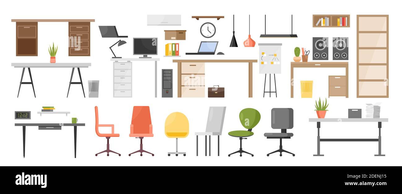 Sofa chair lamp table Stock Vector Images - Alamy