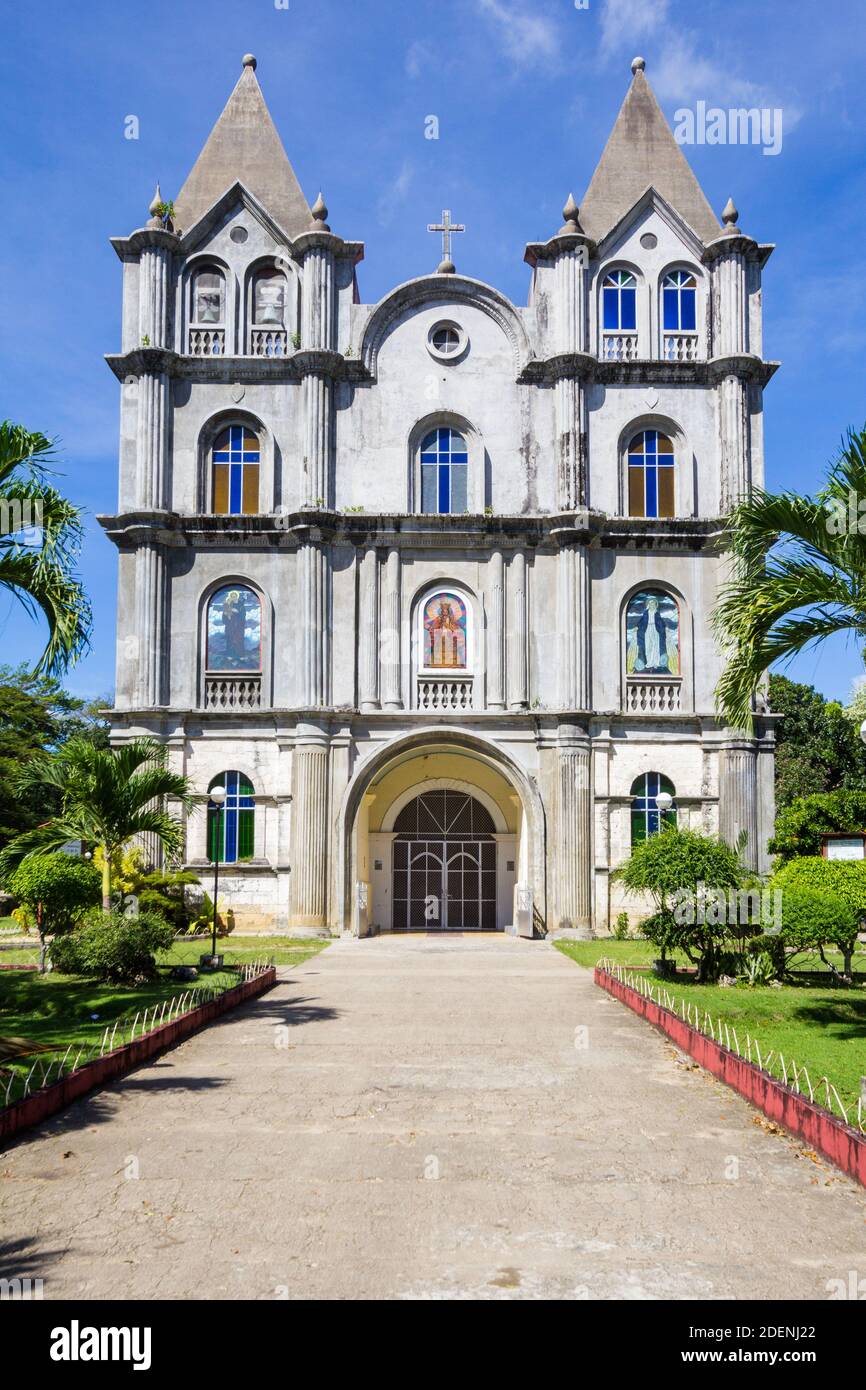 The old Valencia Church in Bohol, Philippines Stock Photo - Alamy