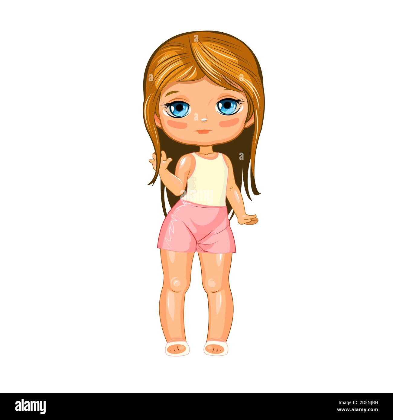 Funny Short Girl Cartoon