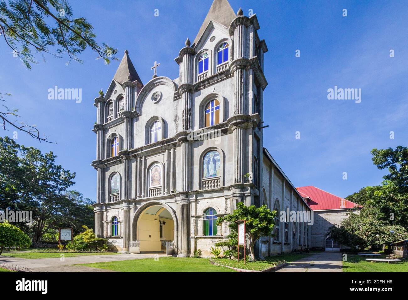 The old Valencia Church in Bohol, Philippines Stock Photo - Alamy