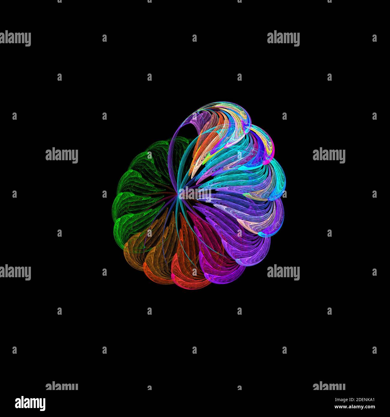 Rainbow Fractal High Resolution Stock Photography and Images - Alamy