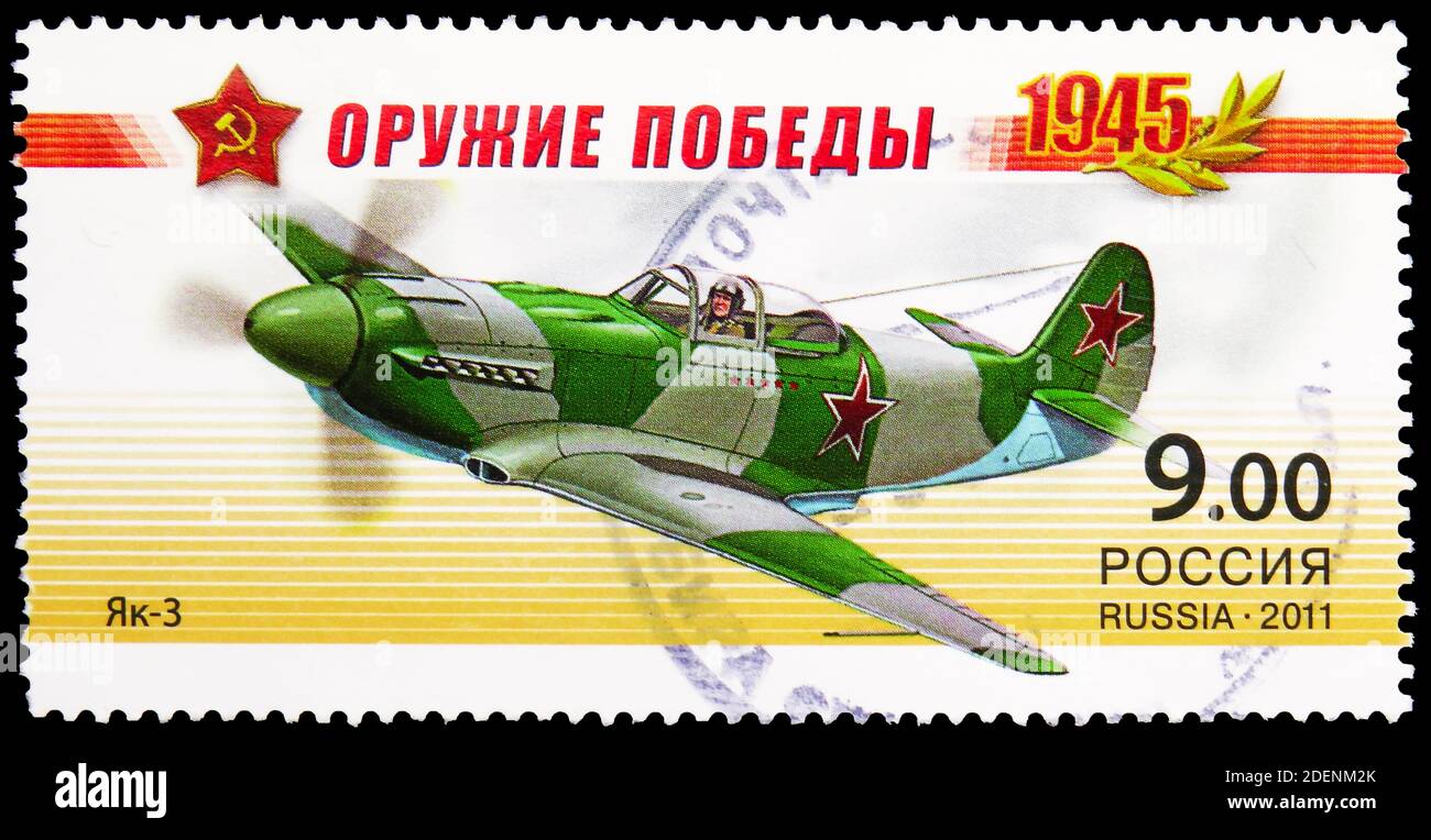 MOSCOW, RUSSIA - MAY 5, 2020: Postage stamp printed in Russia shows ...