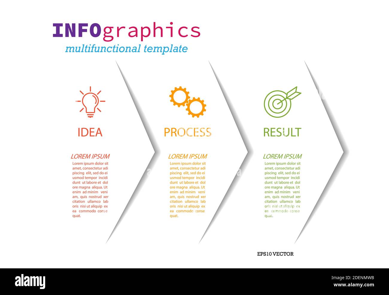 Infographics. Vector template with pictograms for business and finance ...