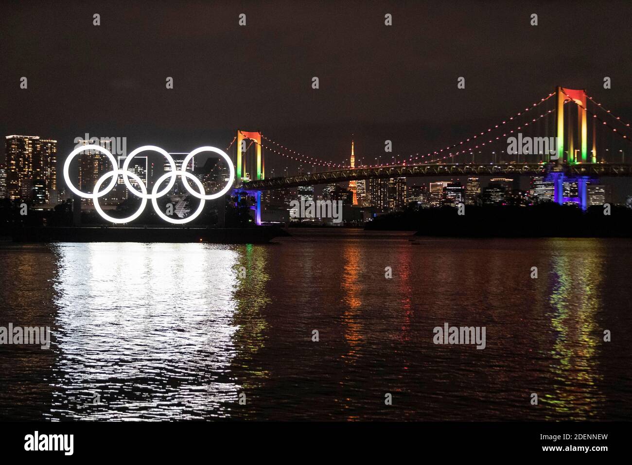 2020 olympic rings hi-res stock photography and images - Alamy