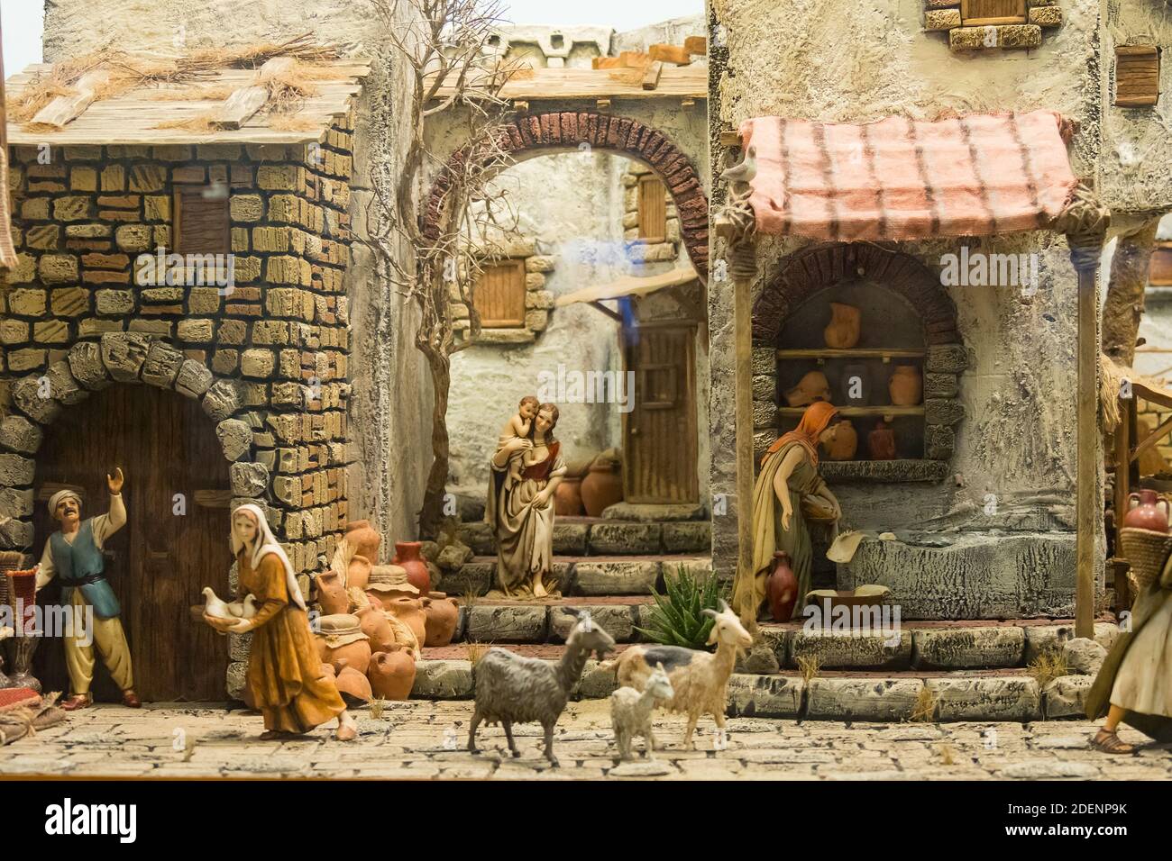 Naples, Italy December 2016 - The art of Neapolitan nativity of S ...