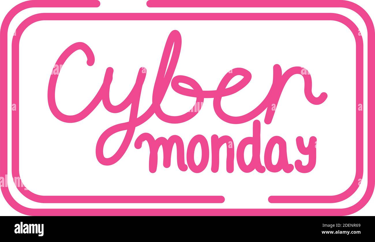 Icons cyber monday Stock Vector Images - Alamy