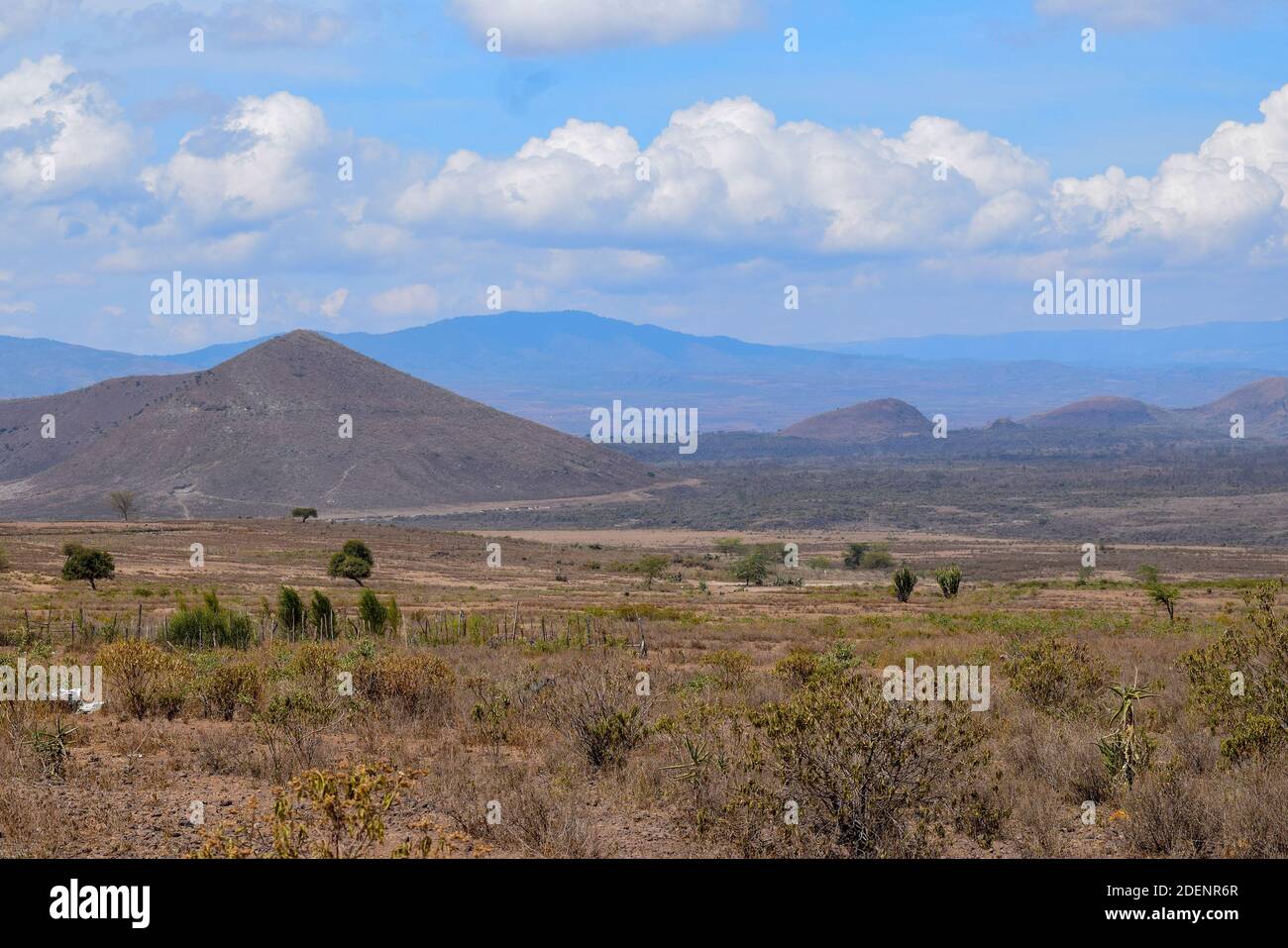 Scenic mountain landscapes in rural Kenya, Naivasha Stock Photo - Alamy
