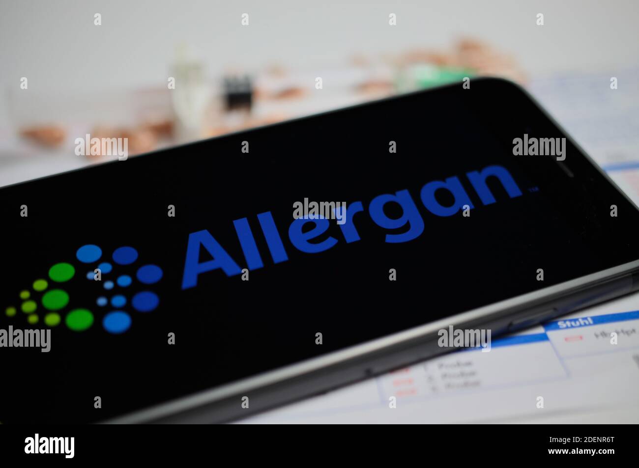 Allergan logo hi-res stock photography and images - Alamy