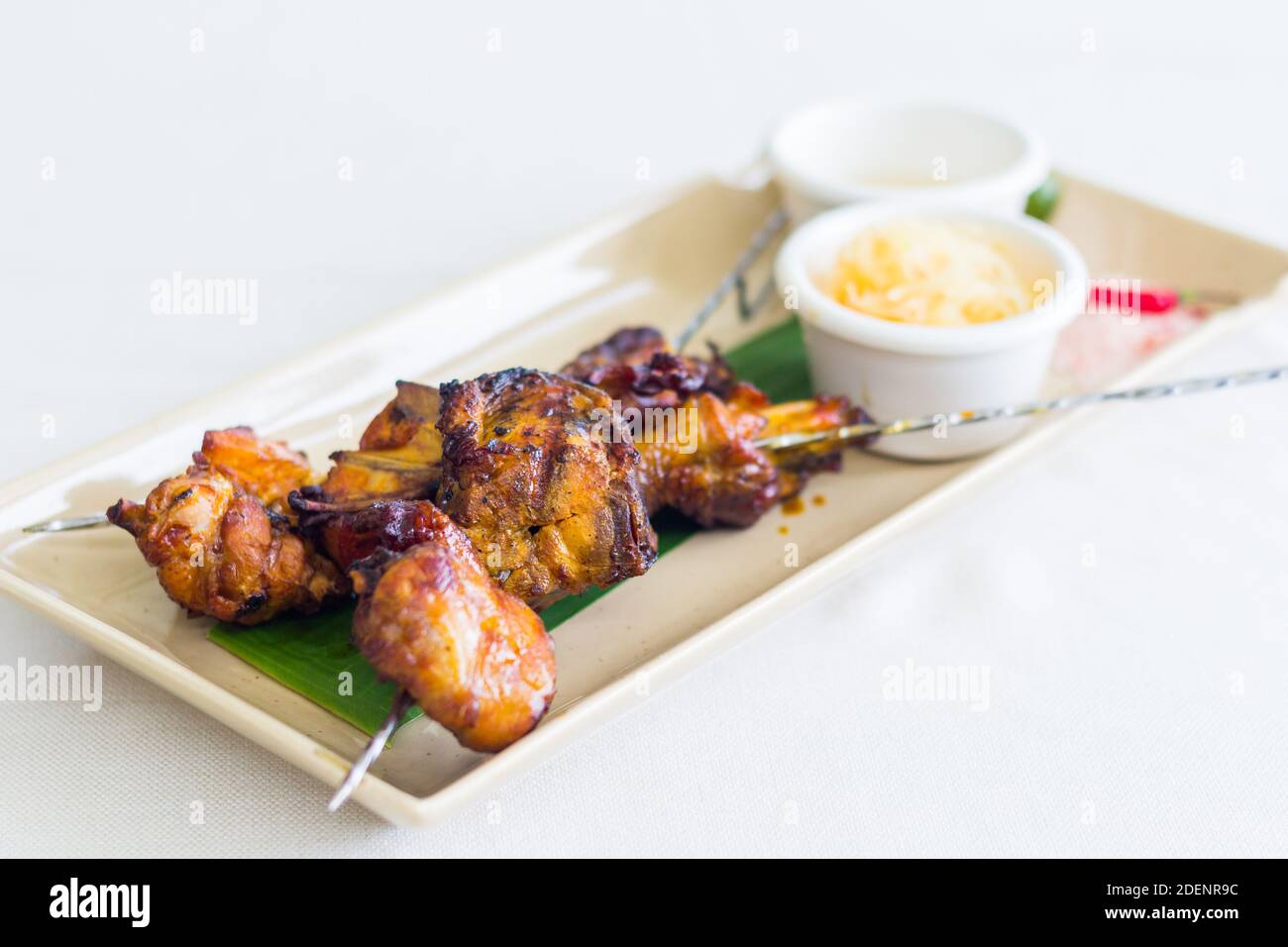 Philippines food barbecue chicken hi-res stock photography and images ...