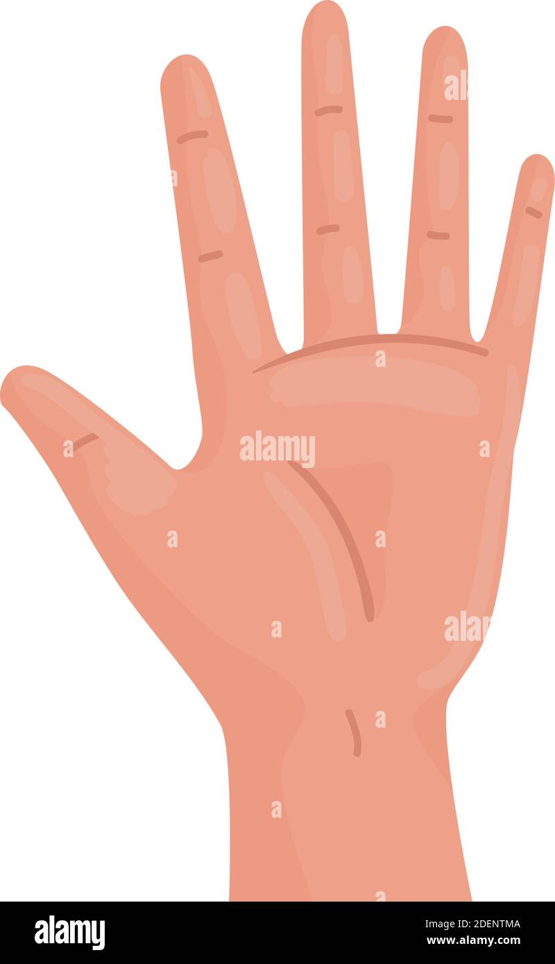 hand human protesting stop symbol Stock Vector Image & Art - Alamy