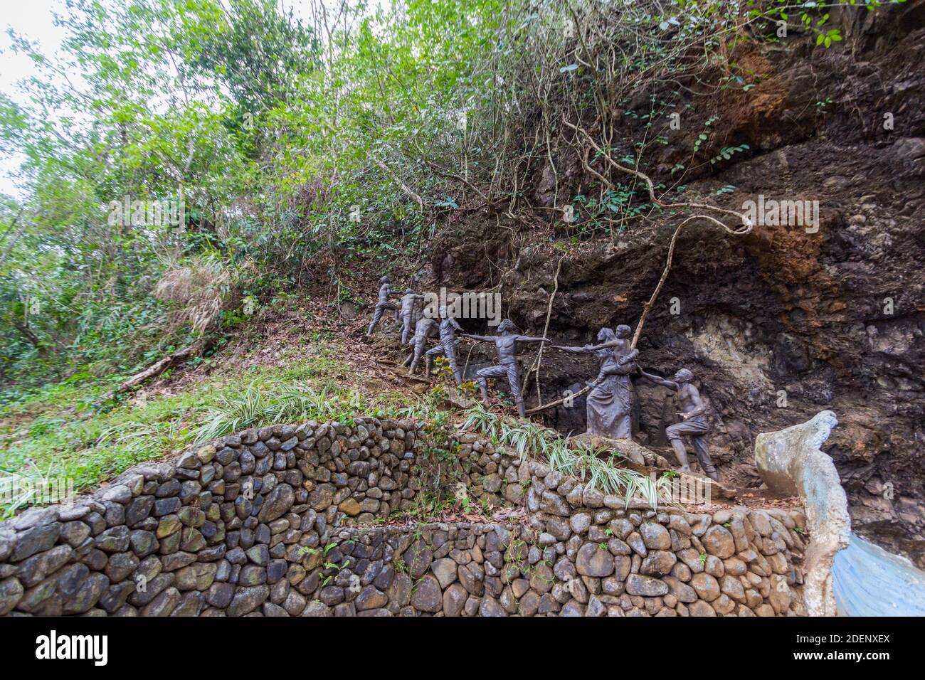 The Tromba Marina sculpture at Ermita Hill in Baler, Philippines Stock ...