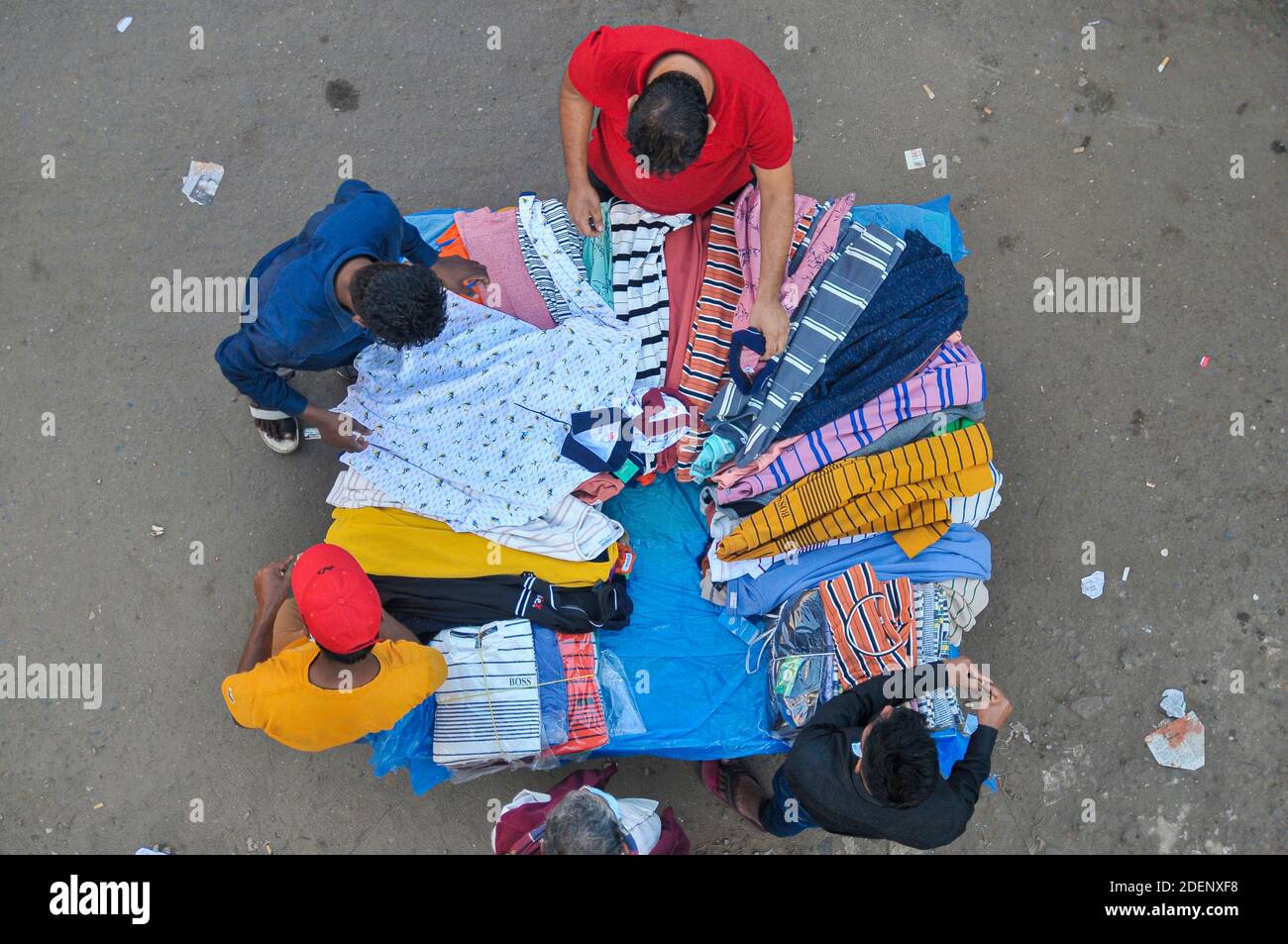Winter clothes at street shops in Sylhet, Bangladesh Stock Photo - Alamy
