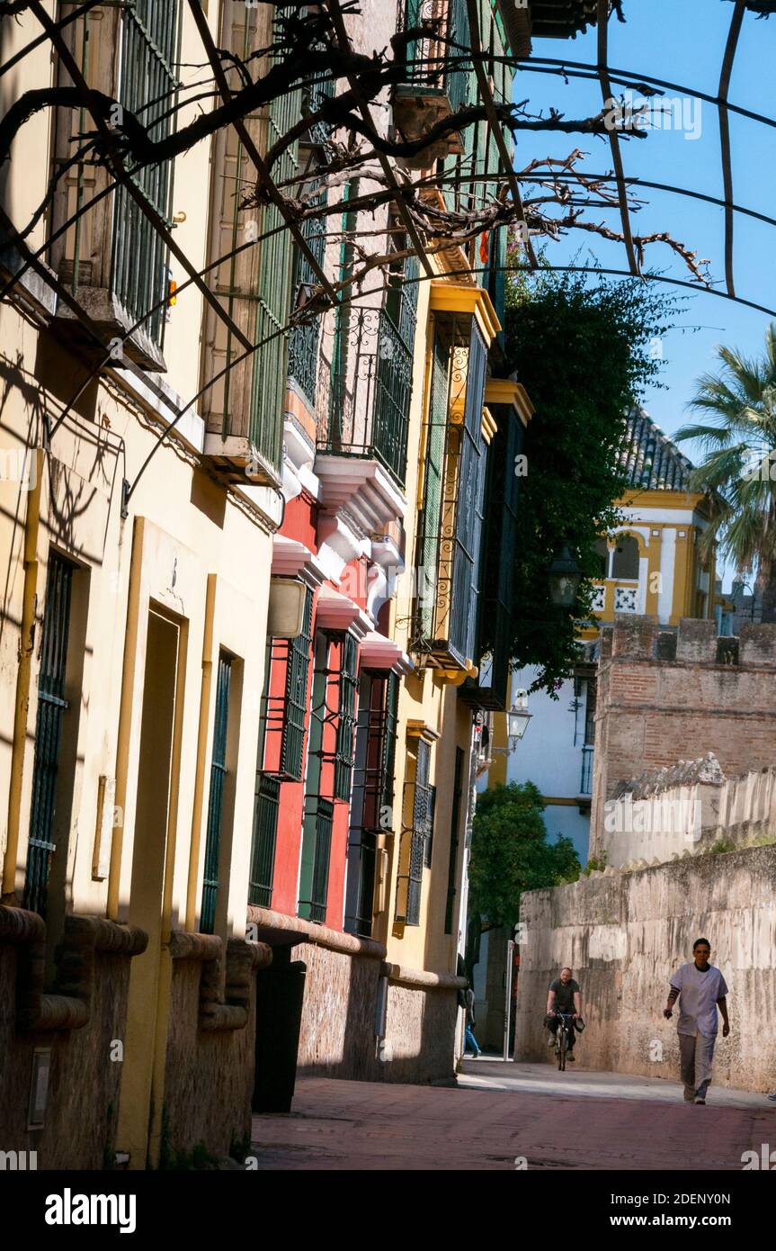 Seville, Spain side street Stock Photo - Alamy