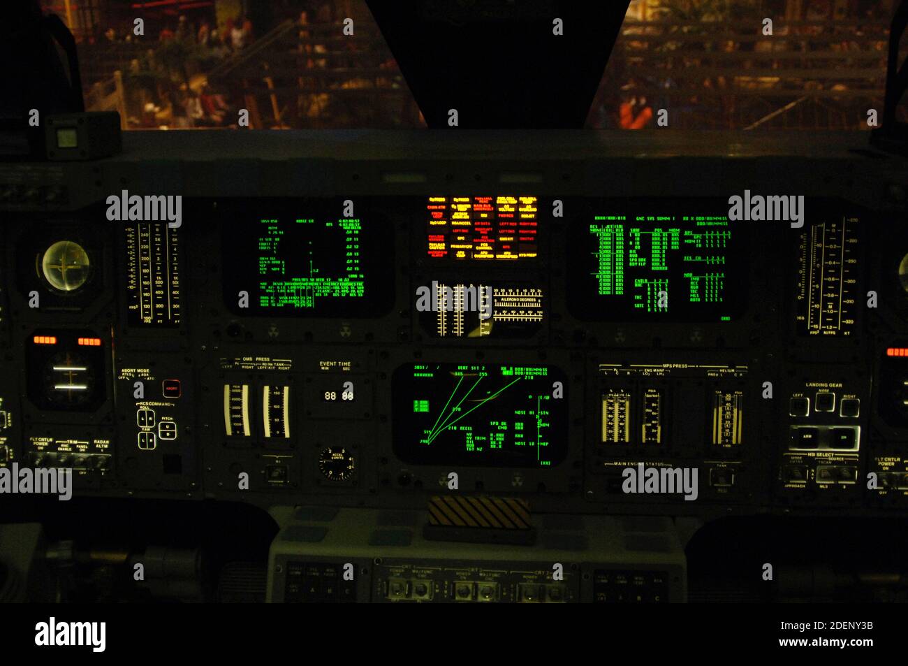 Spacecraft cockpit. NASA Lyndon B. Johnson Space Center (JSC). Houston ...