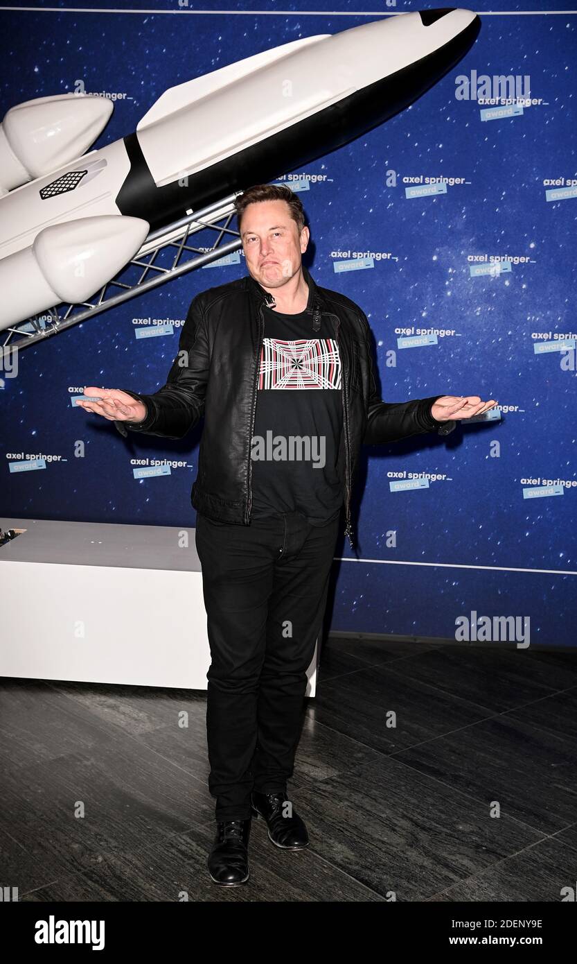 Berlin, Germany. 01st Dec, 2020. Elon Musk, head of the space company ...