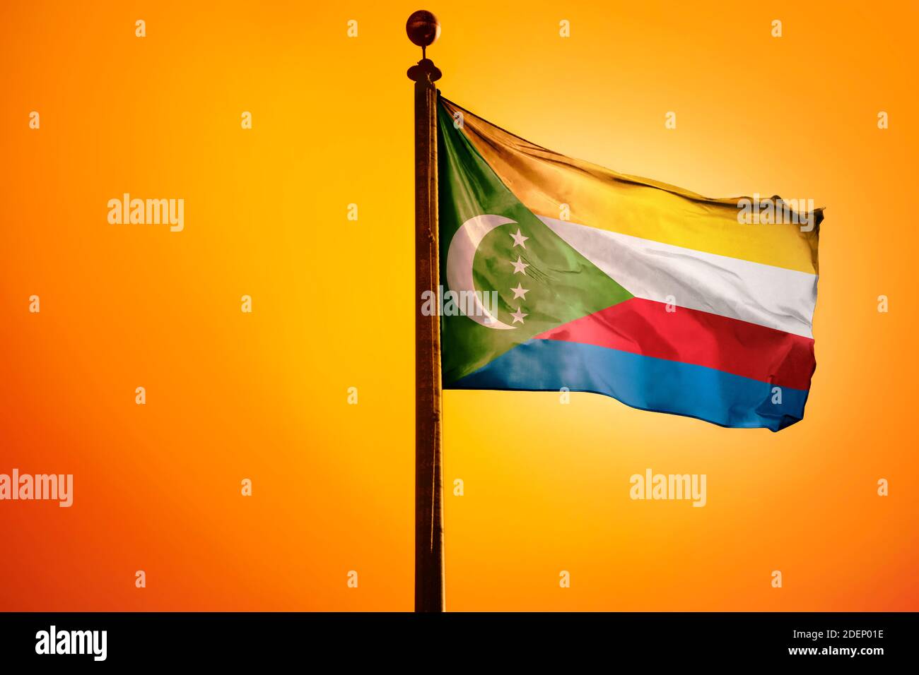 Union of the comoros flag hi-res stock photography and images - Alamy