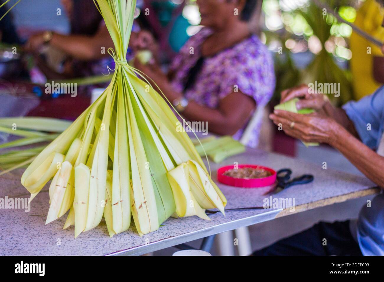 Suman de Baler being made in Baler, Philippines Stock Photo - Alamy