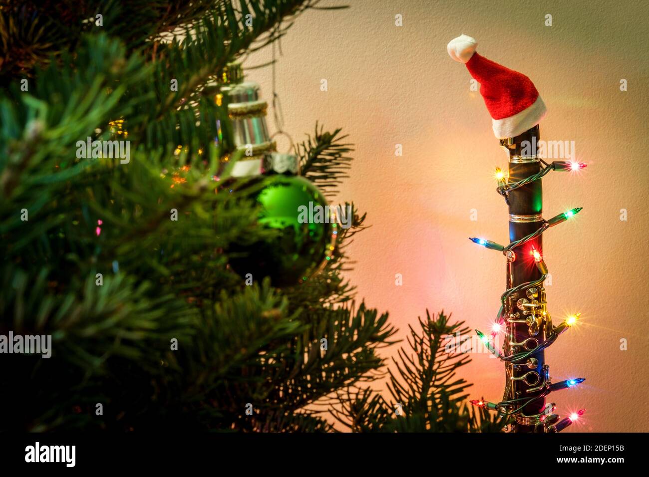 Musical Instrument Christmas Tree Ornaments High Resolution Stock ...