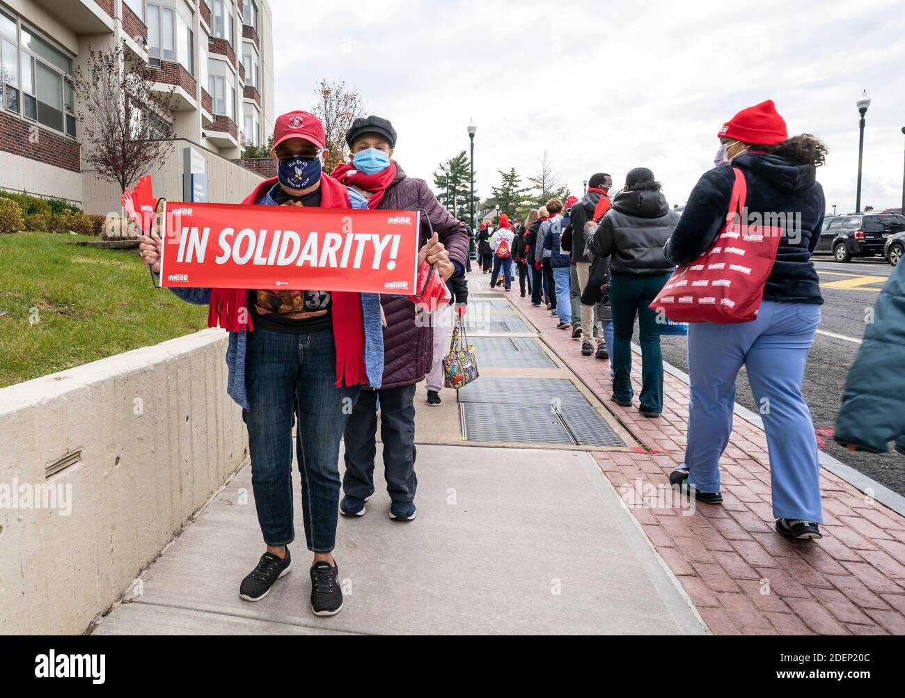 New Rochelle, NY - December 1, 2020: Nurses of Montefiore New Rochelle ...