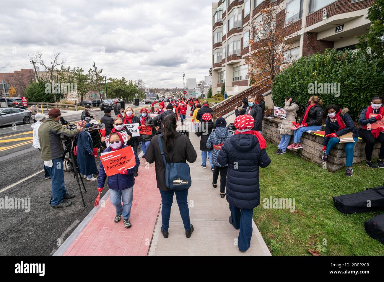 New Rochelle, NY - December 1, 2020: Nurses of Montefiore New Rochelle ...