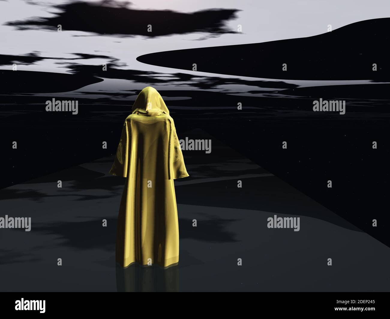 The cloaked man hi-res stock photography and images - Alamy