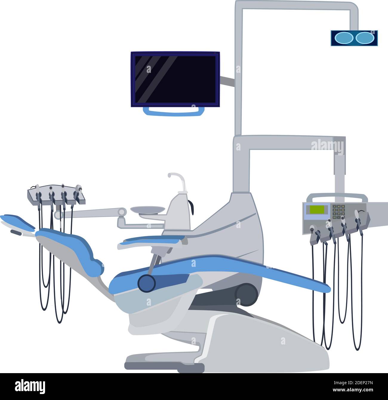 Medical dental equipment vector flat illustration Stock Vector Image ...