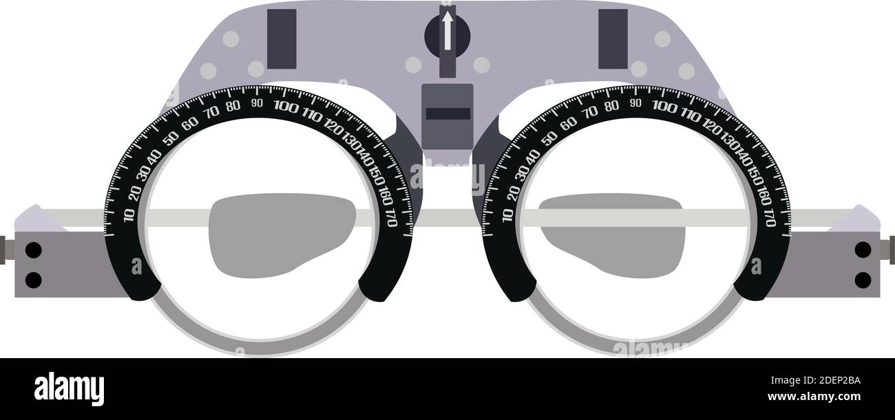 Eye test chart cut out Stock Vector Images - Alamy