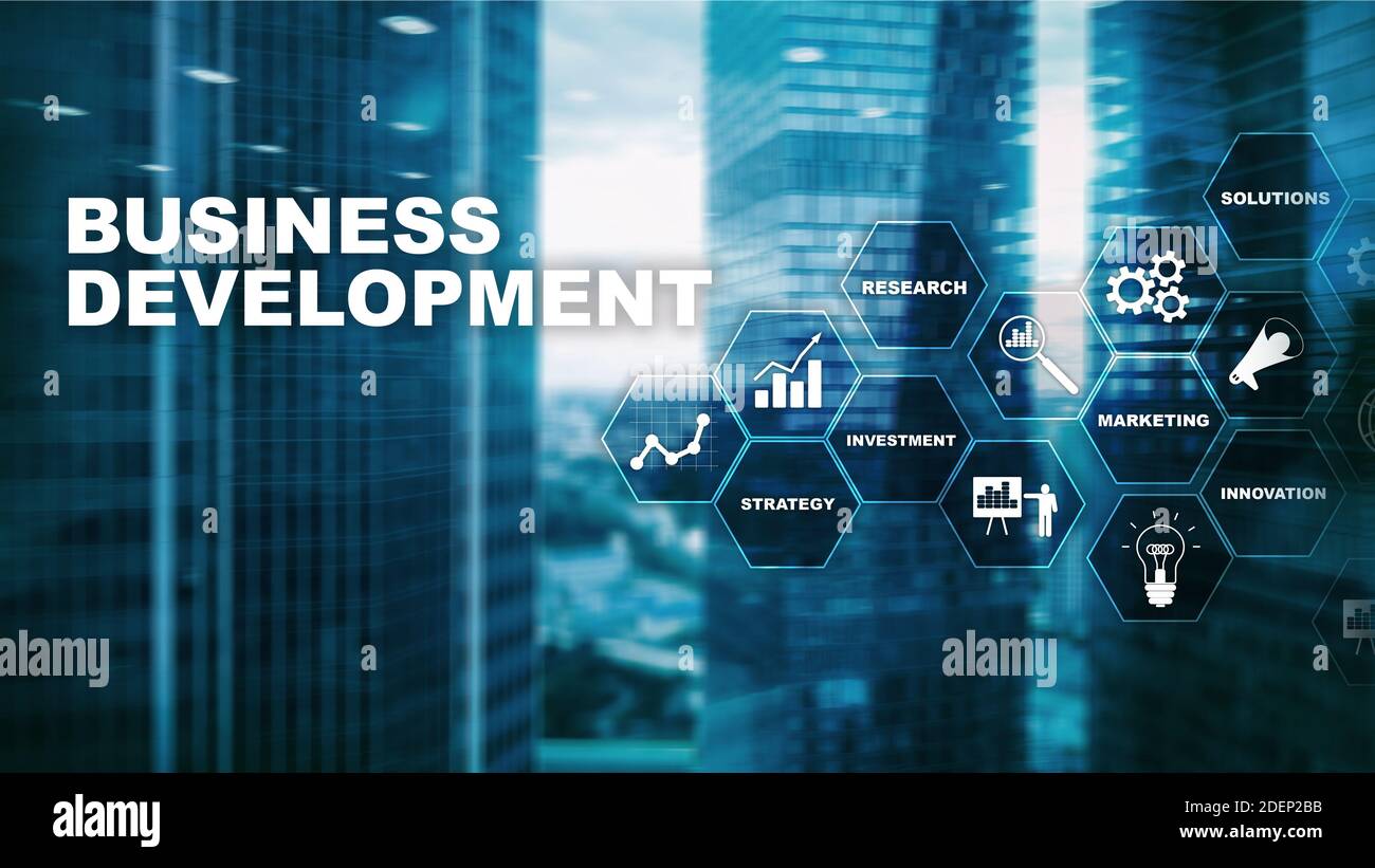 Business Development Startup Growth Statistics. Financial Plan Strategy ...